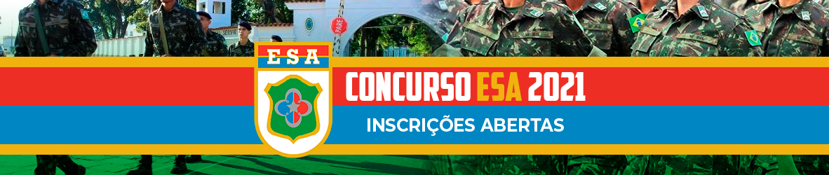 Concurso ESA 2021 - Inscrições abertas - Curso Palestra Gratuita Curso ...